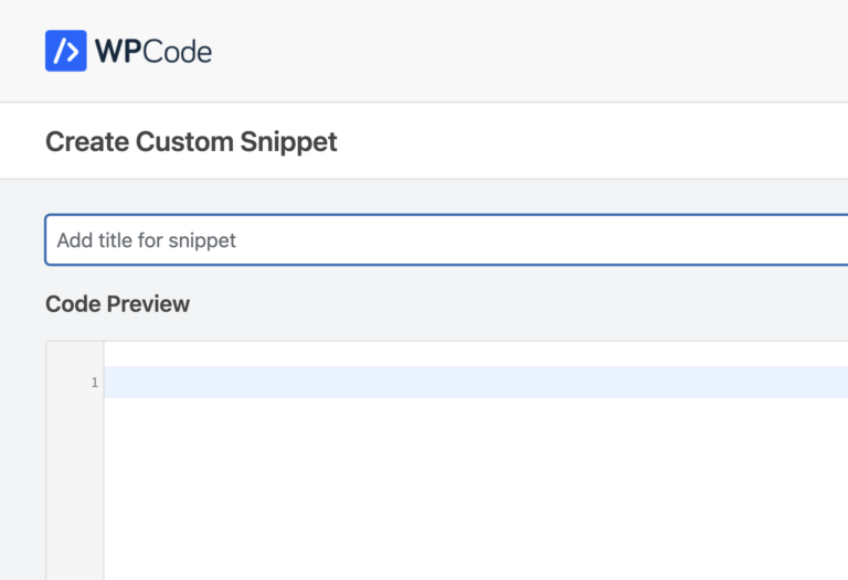 How To Create Your First Snippet? - WPCode