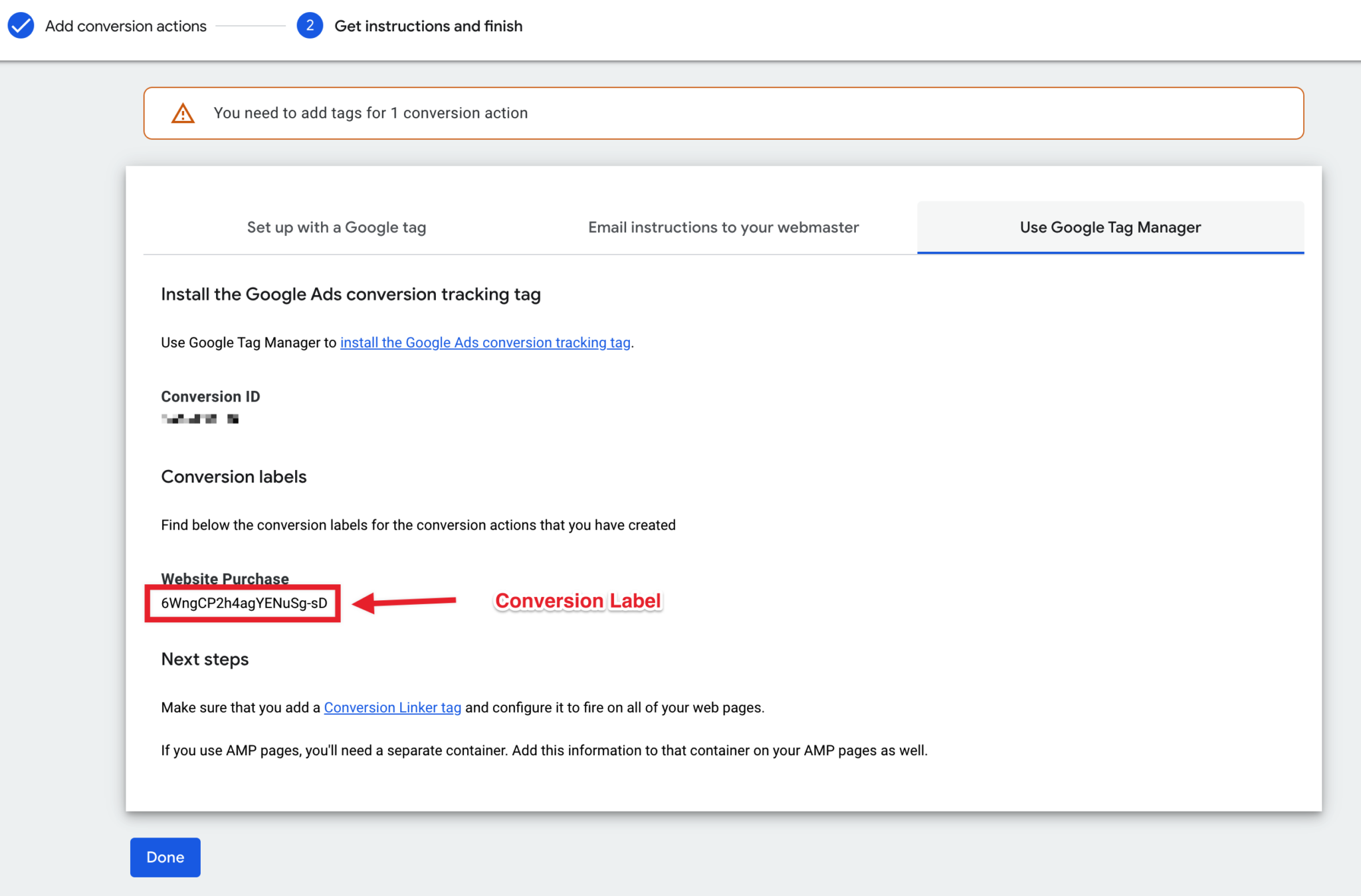 How to find your Google Ads Tag ID & Conversion Label - WPCode