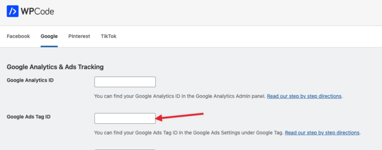 How to find your Google Ads Tag ID & Conversion Label - WPCode