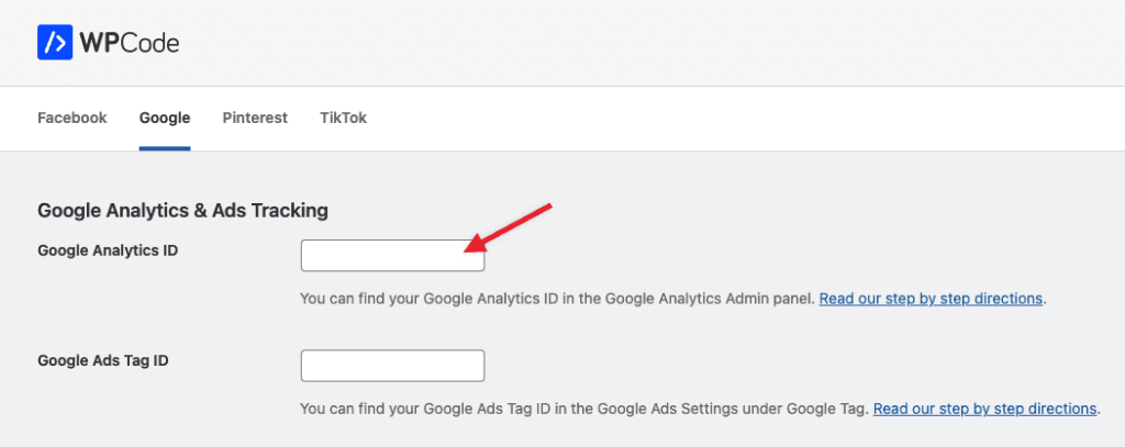 How to find your Google Analytics ID - WPCode