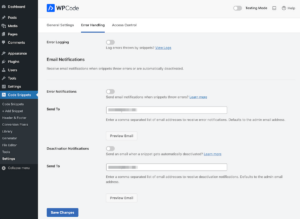 Introducing Email Notifications And Dark Mode In WPCode Version 2.1.7