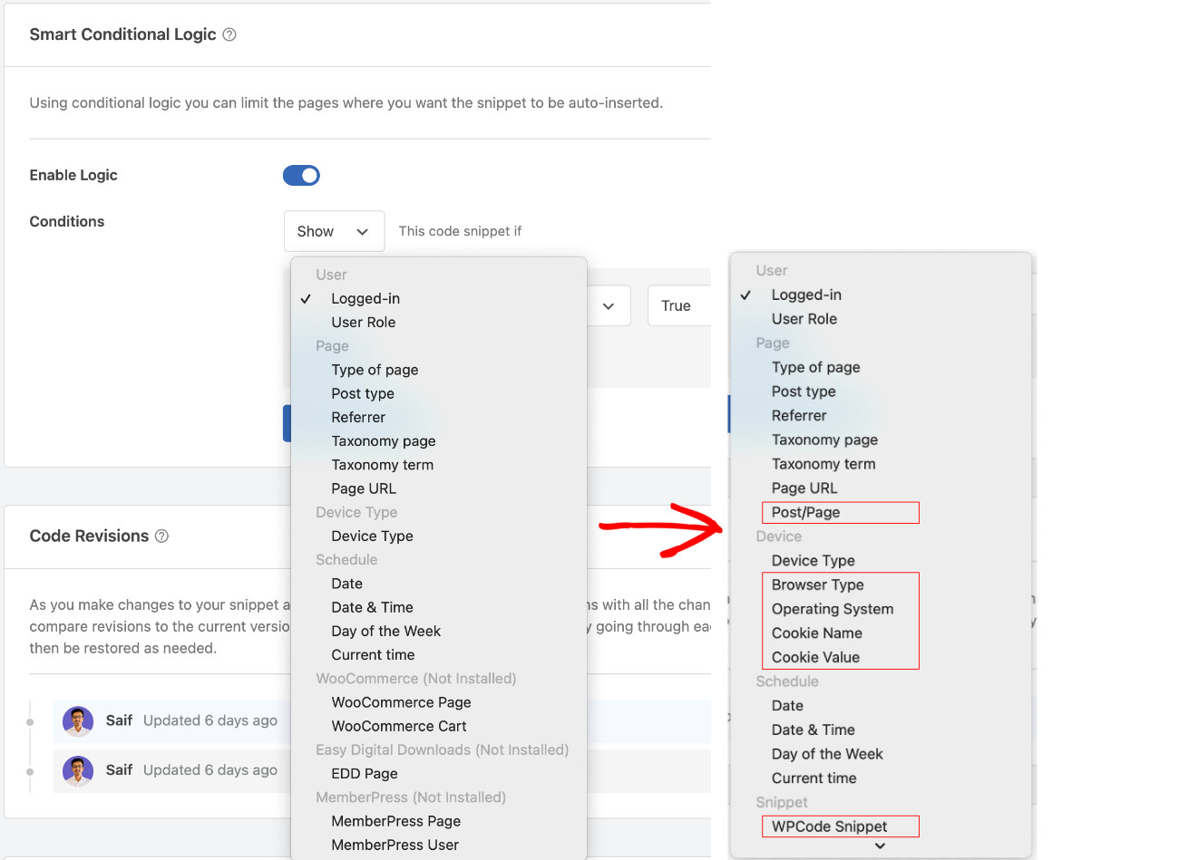 Conditional Logic Just Got 10X Better – Now You Have More Control Over Snippet Insertion