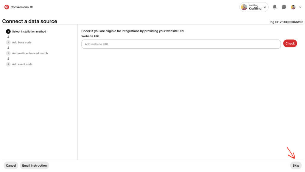 How To Add A Pinterest Tag To WordPress (For Free)