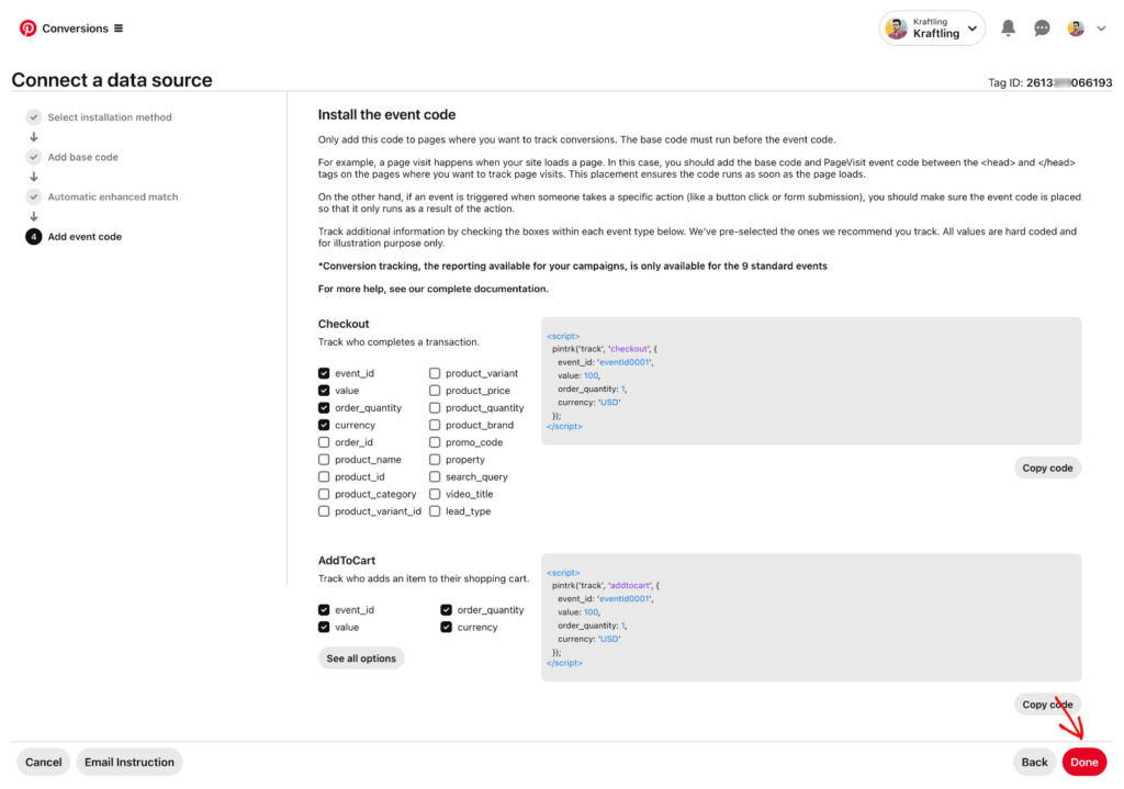 How To Add A Pinterest Tag To WordPress (For Free)