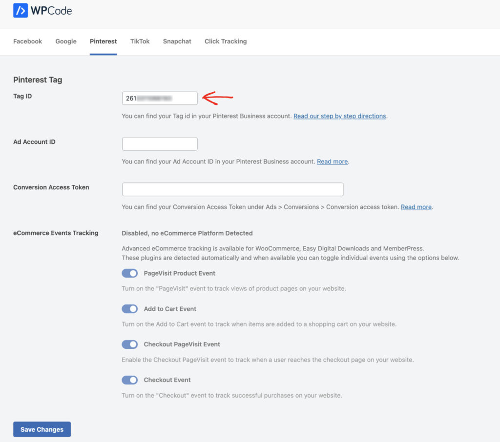 How To Add A Pinterest Tag To WordPress (For Free)