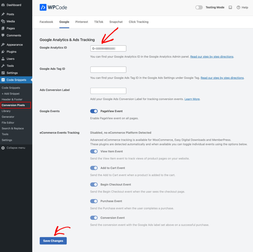 How To Add Google Analytics To WordPress - WPCode